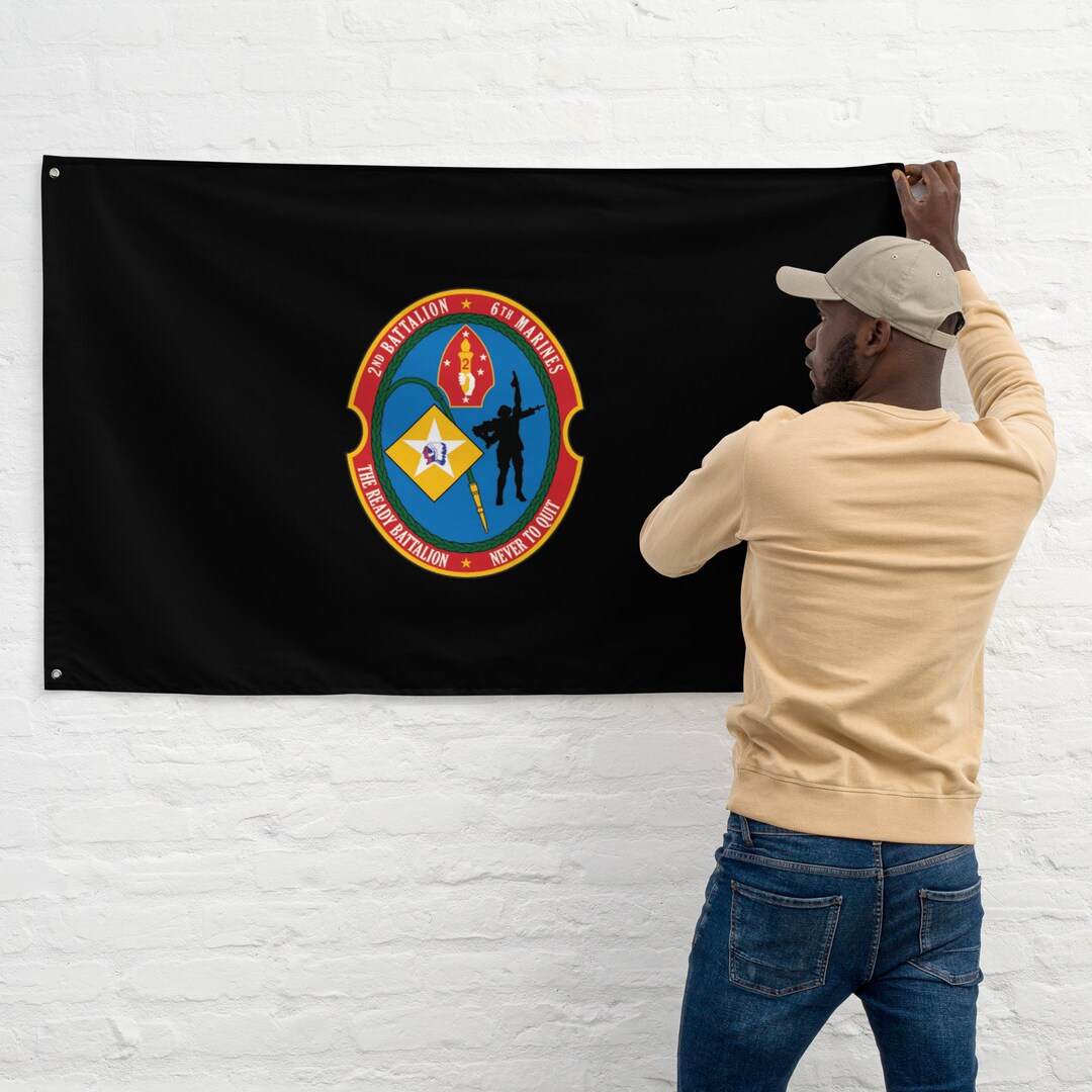 2nd Battalion 6th Marines Flag - Etsy Australia