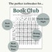 Book Club Dice Game Printable, Writing Group, Book Theme Party Game ...