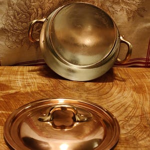 Villedieu French Copper Mini-cocotte Dutch Oven 16cm-6.25 Inch Diameter ...