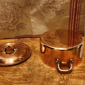 Villedieu French Copper Mini-cocotte Dutch Oven 16cm-6.25 Inch Diameter ...
