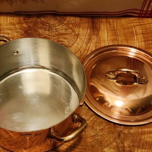 Villedieu French Copper Mini-cocotte Dutch Oven 16cm-6.25 Inch Diameter ...