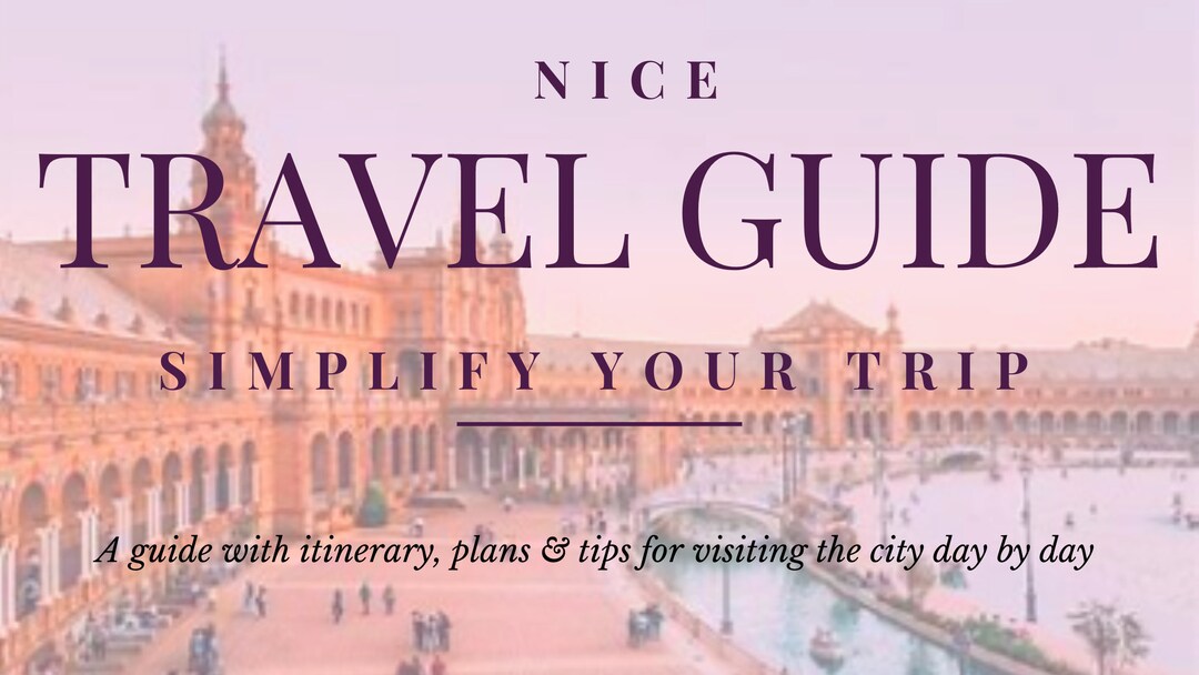 4 Days in Nice Travel Guide - Etsy