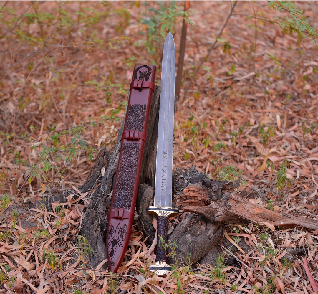 Hand Forged Viking Sword, Custom Medieval Sword, Battle Ready With ...