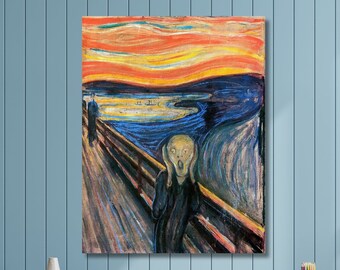 Edvard Munch 1893 the Scream - Etsy