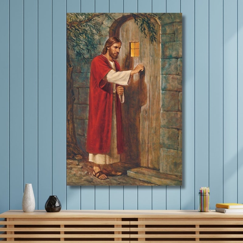Jesus Knocking Door - Etsy