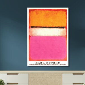 Mark Rothko Style Abstract Rothko Wall Art Rothko Reproduction - Etsy