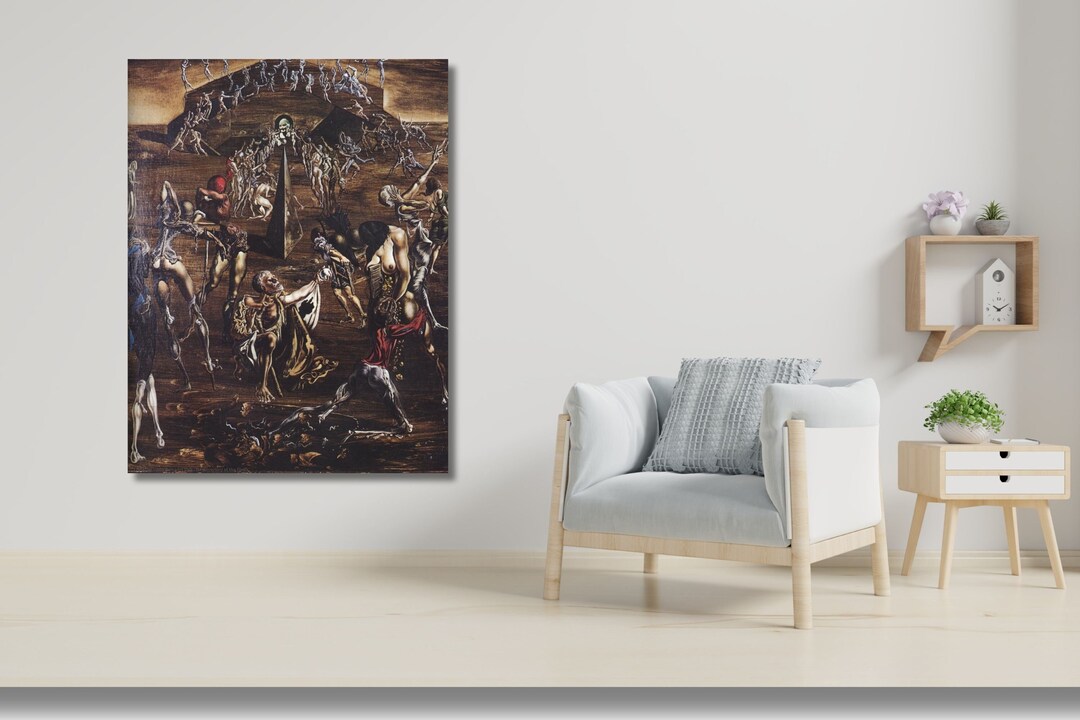 Gravures de Salvador Dali Résurrection de la chair, peinture sur toile ...