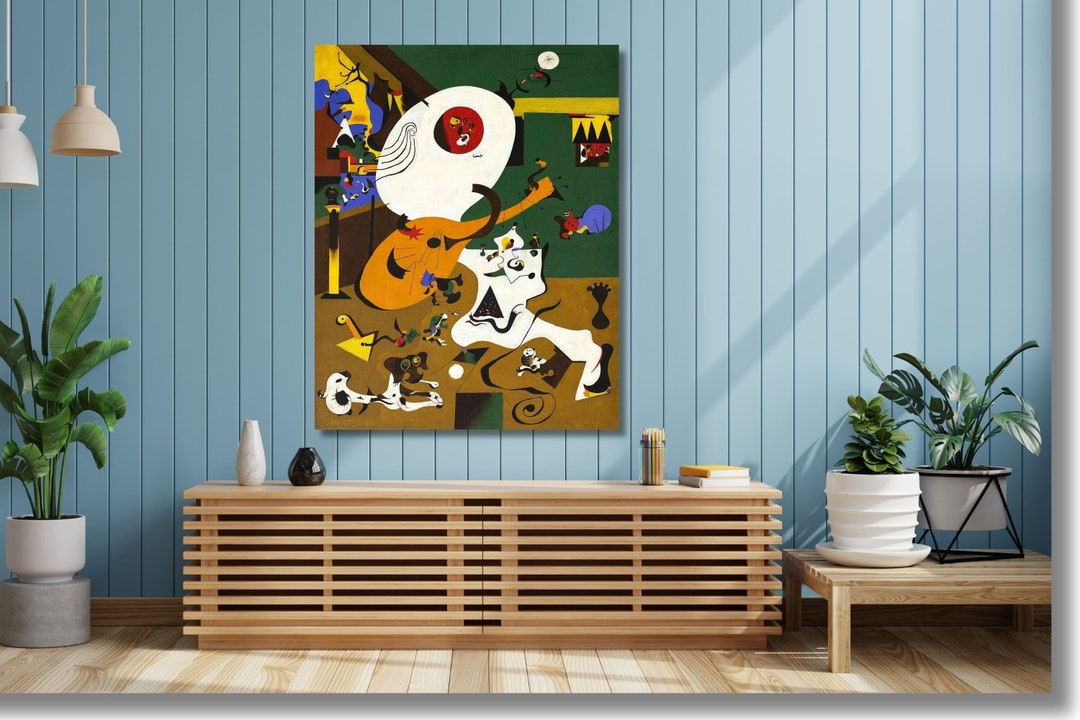 Joan Miro Dutch Interior I Paintings,joan Miro Dutch Interior I Poster ...