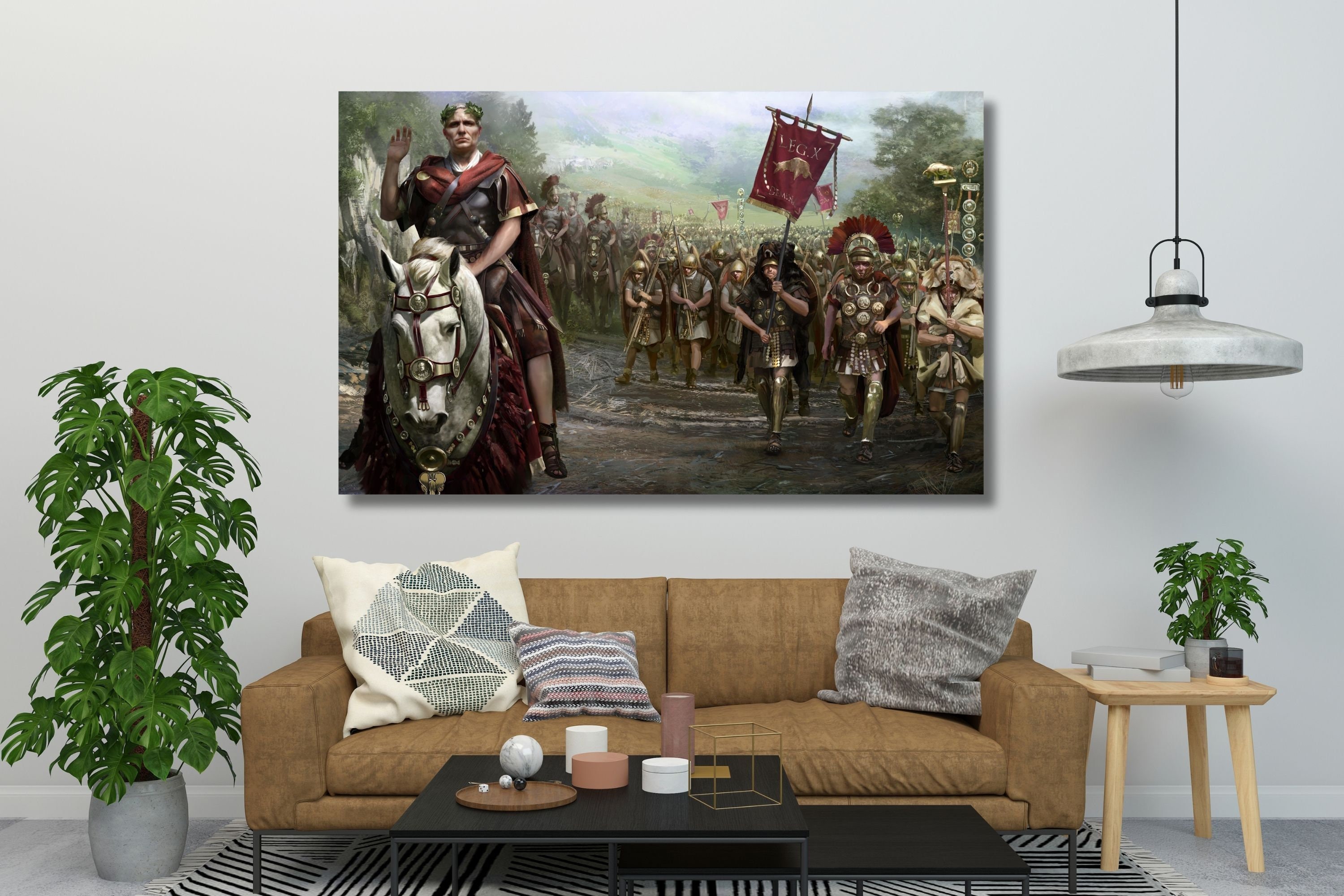 Caesar and His Legions Canvas Art: Ancient Rome Wall Decor - Etsy