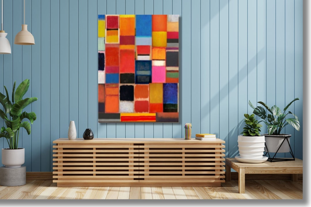 Collage Mark Rothko Canvas Wall Art Mark Rothko Museum Exhibition ...