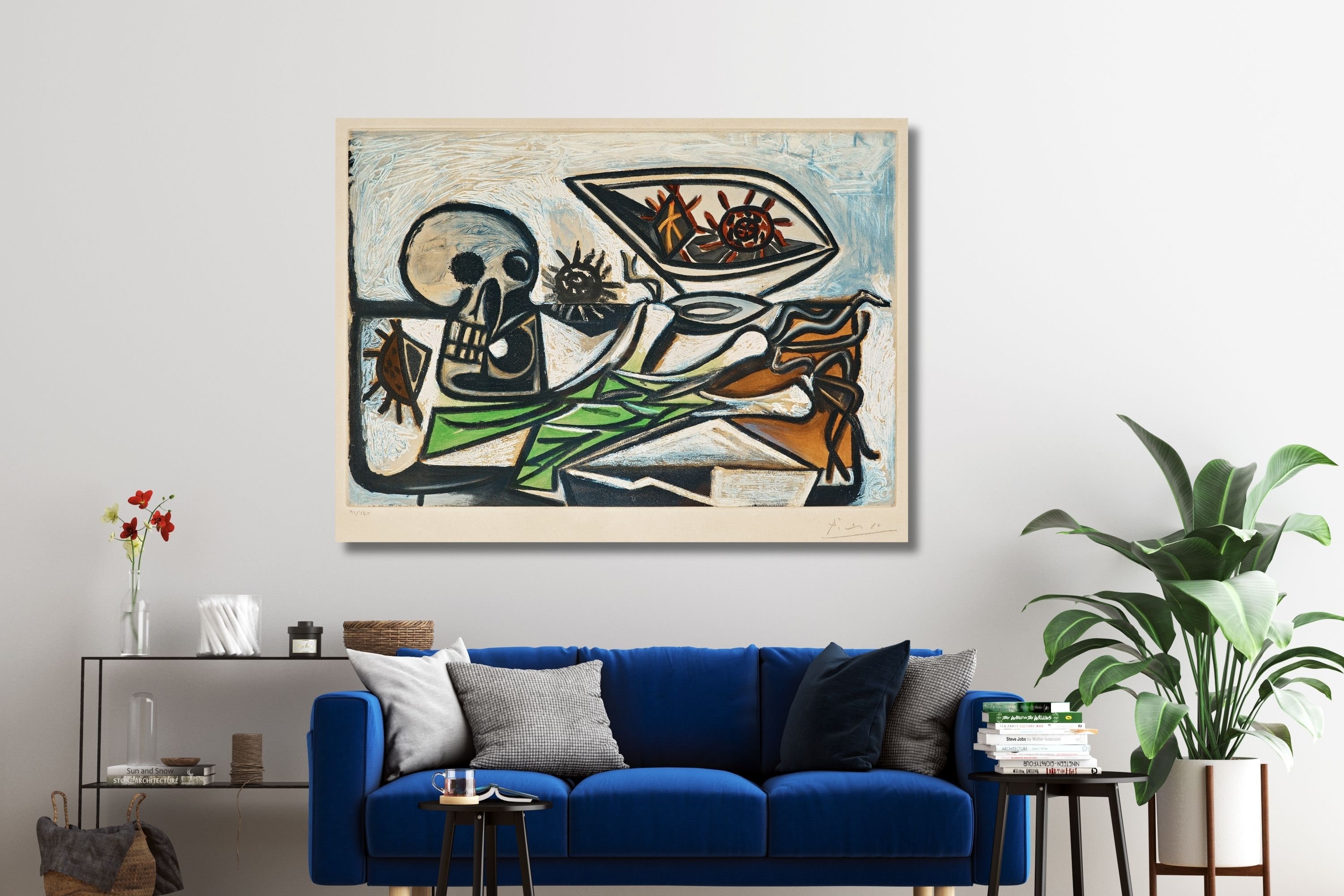 Pablo Picasso Still Life With Skull Canvas Art Printpicasso - Etsy