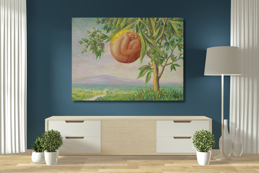 Rene Magritte Poster,la Vie Heureuse by Rene Magritte Canvas Wall Art ...