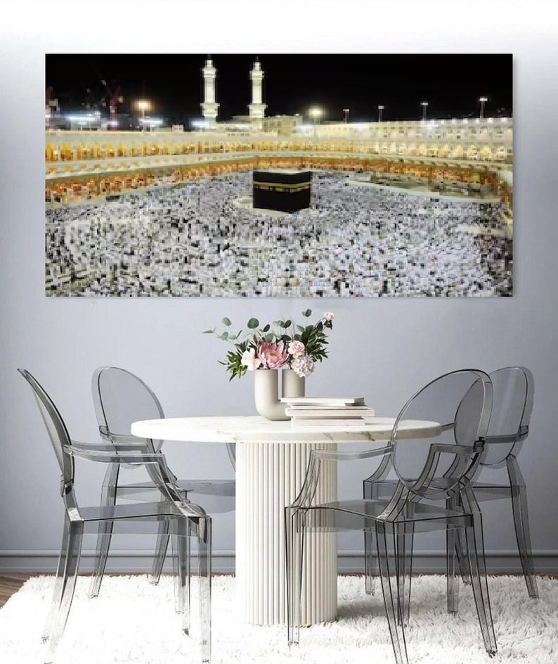 Kaaba Wall Art Islamic Wall Art Islamic Home Decor Islamic Art Arabic ...