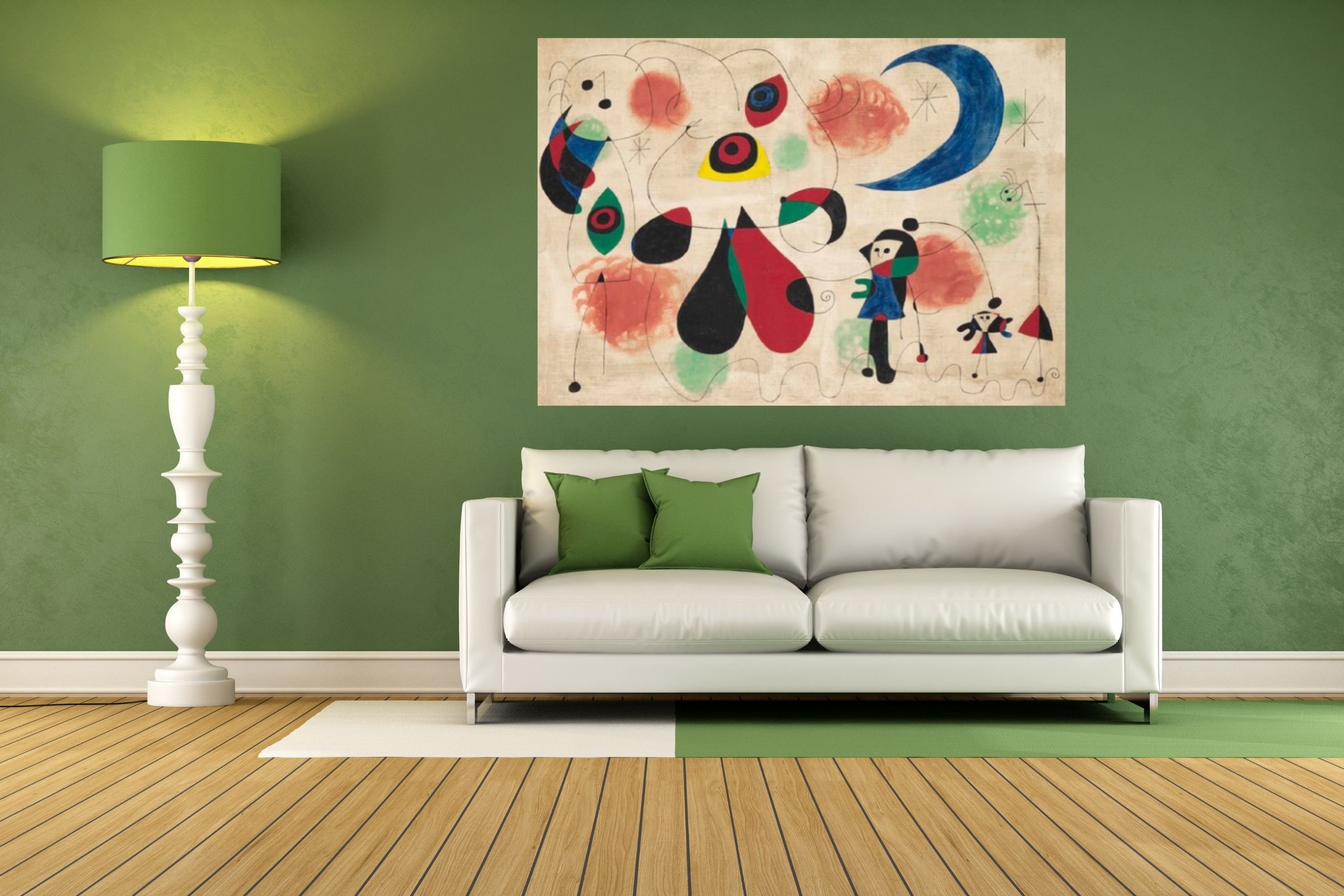 Joan Miro Poster Joan Miro Canvas Wall Artabstact Canvas - Etsy