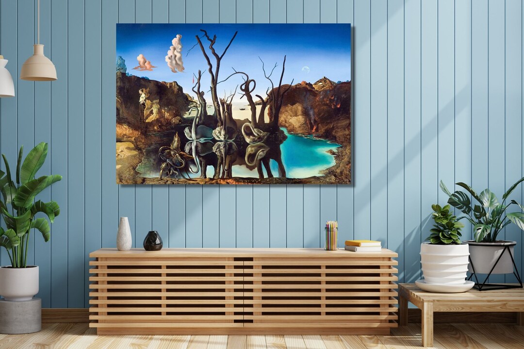 Salvador Dali Print, Souvenir Ready to Hang, Salvador Dali Wall Art ...