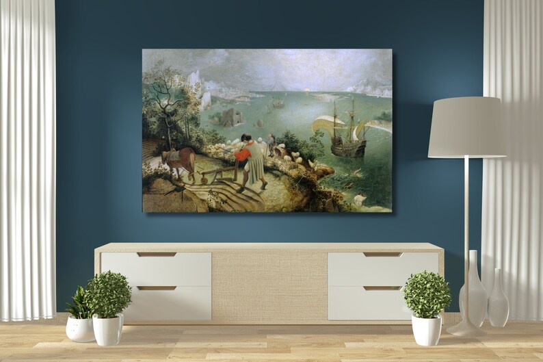 Pieter Bruegel the Elder Landscape With the Fall of Icarus 1558 ...