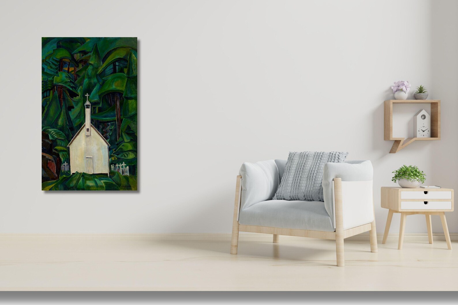 Emily Carr Canvas Wall Art, Emily Carr Artworks, Red Cedar Reproduction ...