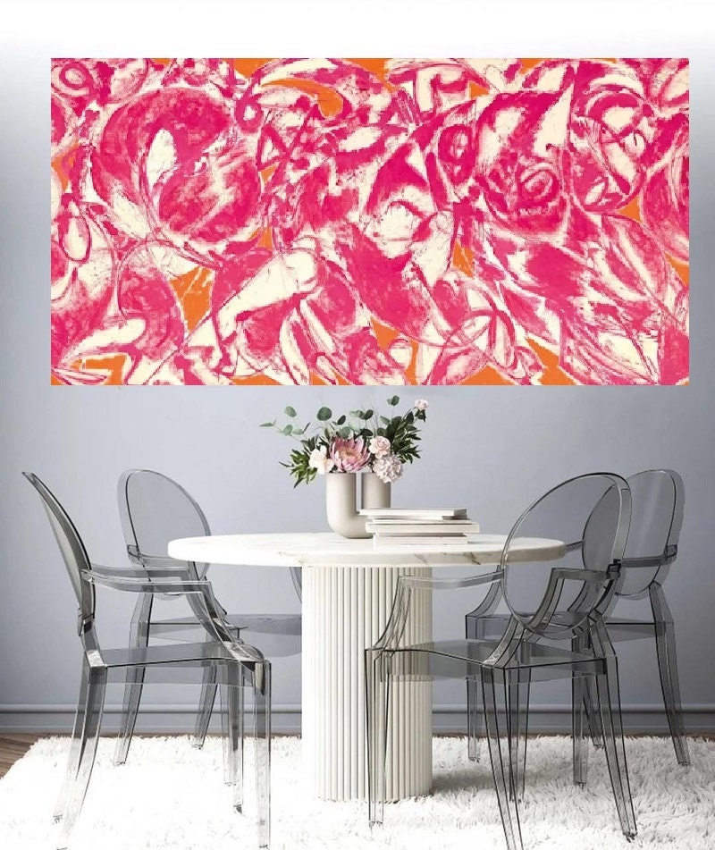 Lee Krasner Abstrac Poles Wall Art Print Exhibition Canvas Pollock ...