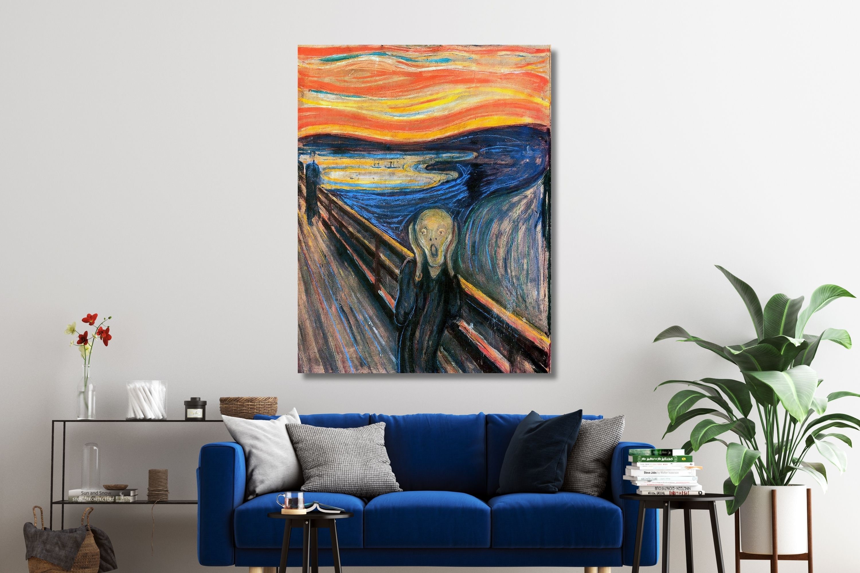 Edvard Munch Poster the Scream 1893 Painting Poster Print - Etsy
