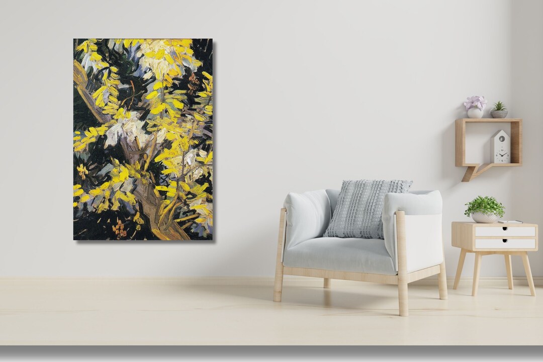 Vincent Van Gogh, Blossoming Acacia Branches (1890) , Canvas, Print ...
