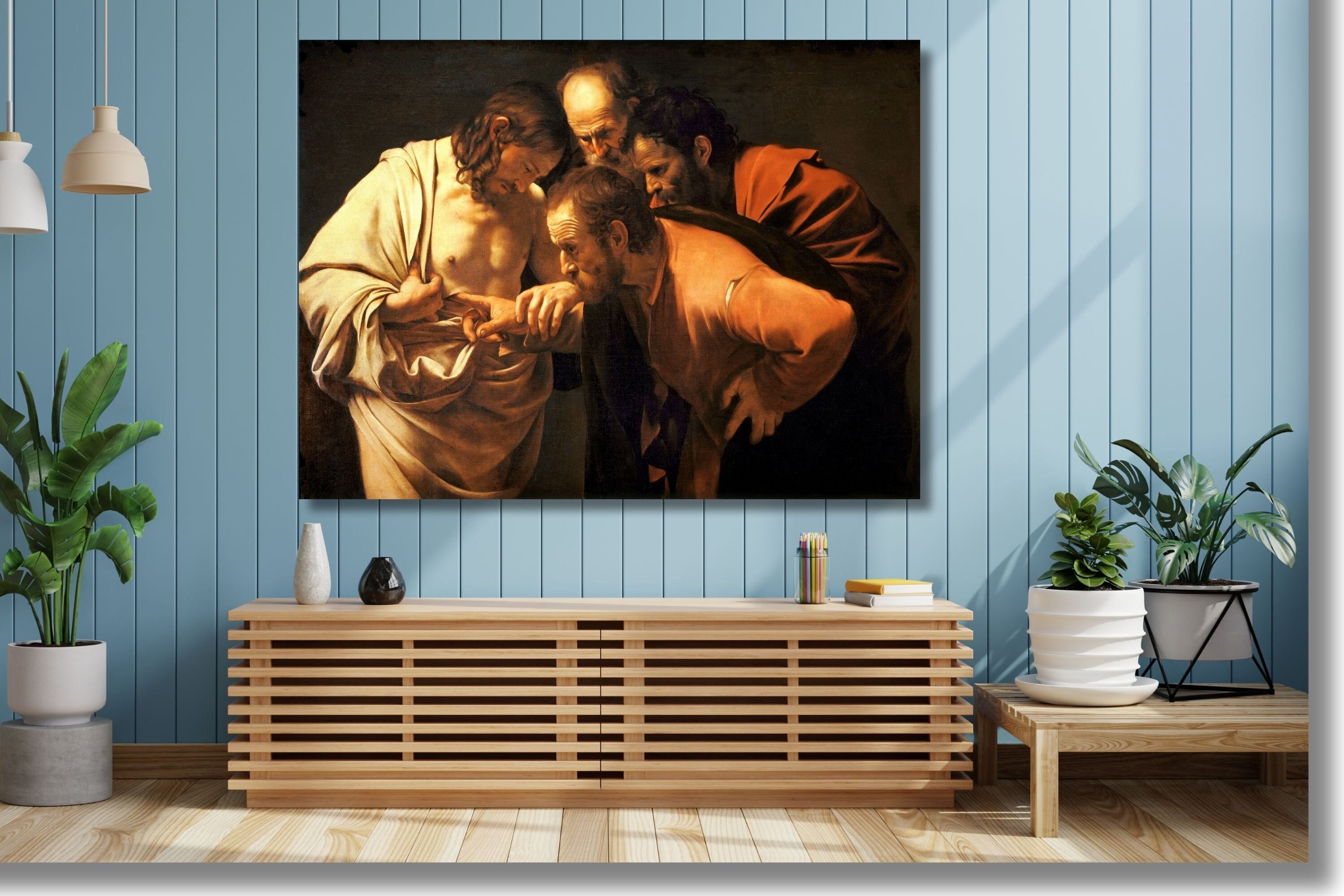 Caravaggio the Incredulity of Saint Thomas 1602 / Poster, Print,art ...