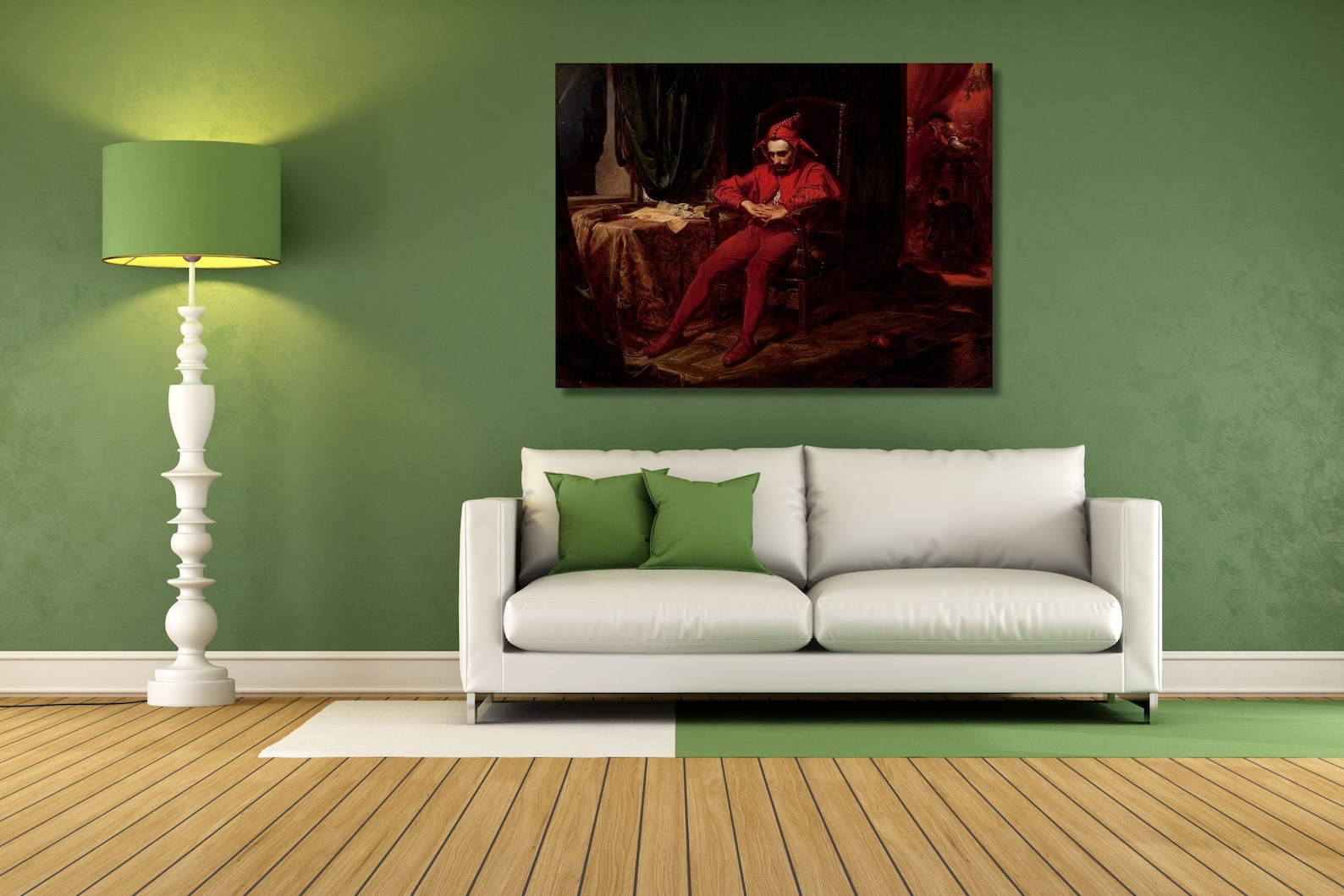 The Sad Jester by Jan Matejko / Poster or Canvas Wall Art, Sad Clown ...