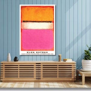 Mark Rothko Style Abstract Rothko Wall Art Rothko Reproduction - Etsy