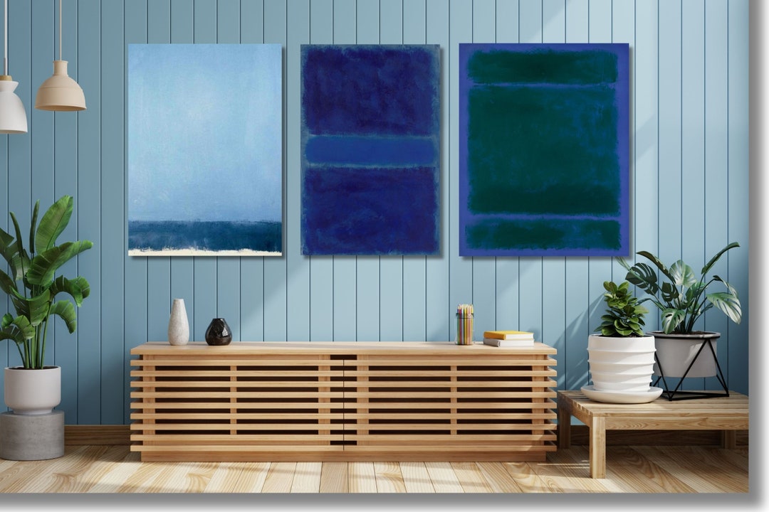 Mark Rothko Set of 3 Canvas/poster Art Reproduction, Rothko ...