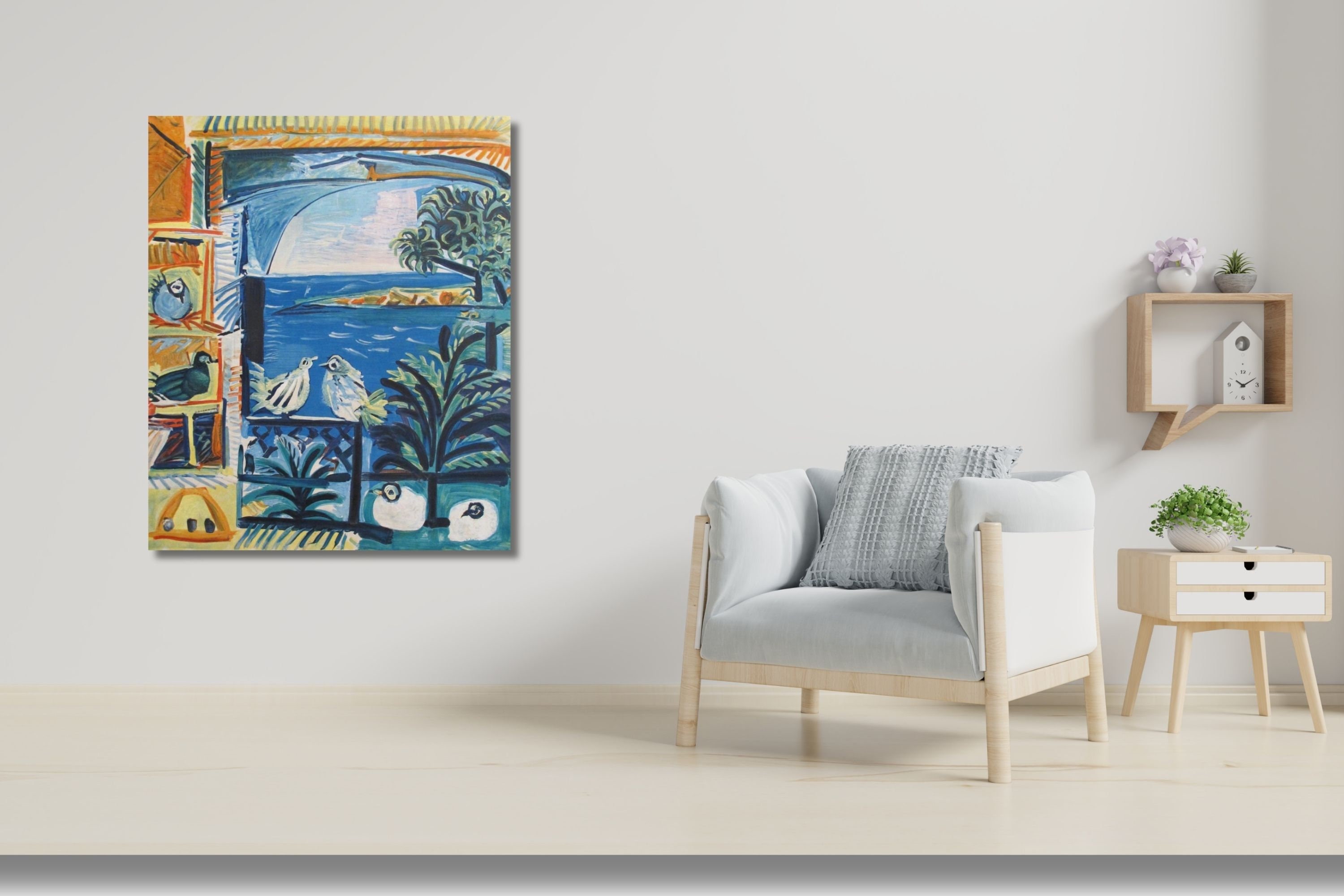 Pablo Picasso Cote D'azur 1962, Picasso Canvas Print, Picasso Art, Rare ...