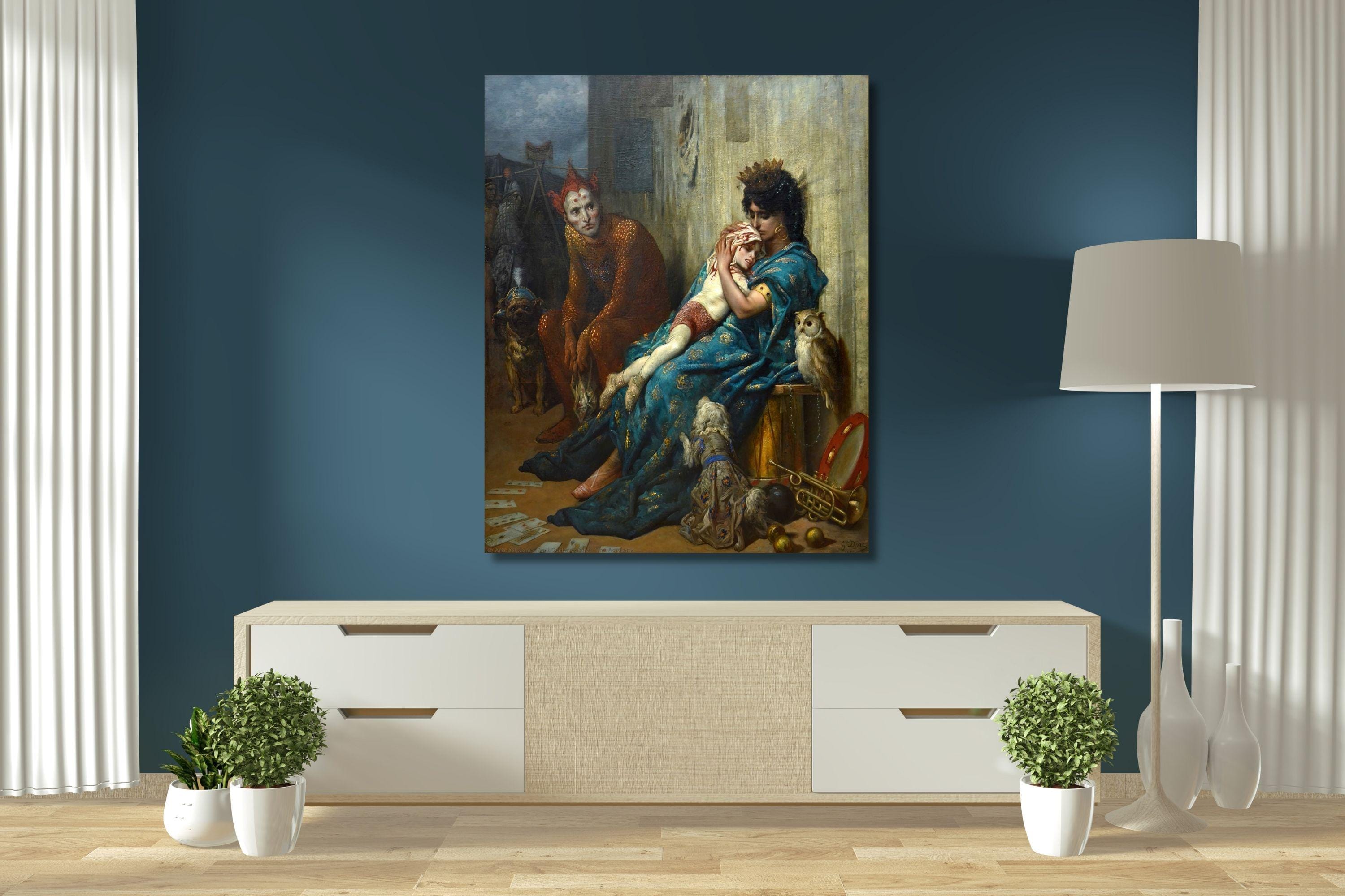 Paul Gustave Dore the Acrobats Family Print Art Canvas,the Acrobat's ...