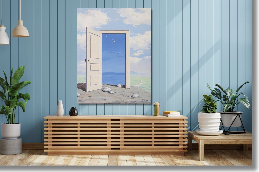 Rene Magritte the Knowledge Art Print, René Magritte Canvas Wall Art ...