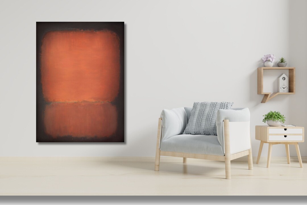 Mark Rothko No 10 Canvas Art Print: Abstract Expressionism - Etsy
