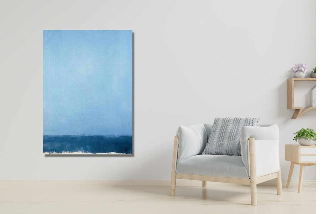 Mark Rothko,rothko Wall Art,rothko Reproduction,blue and White Mark ...