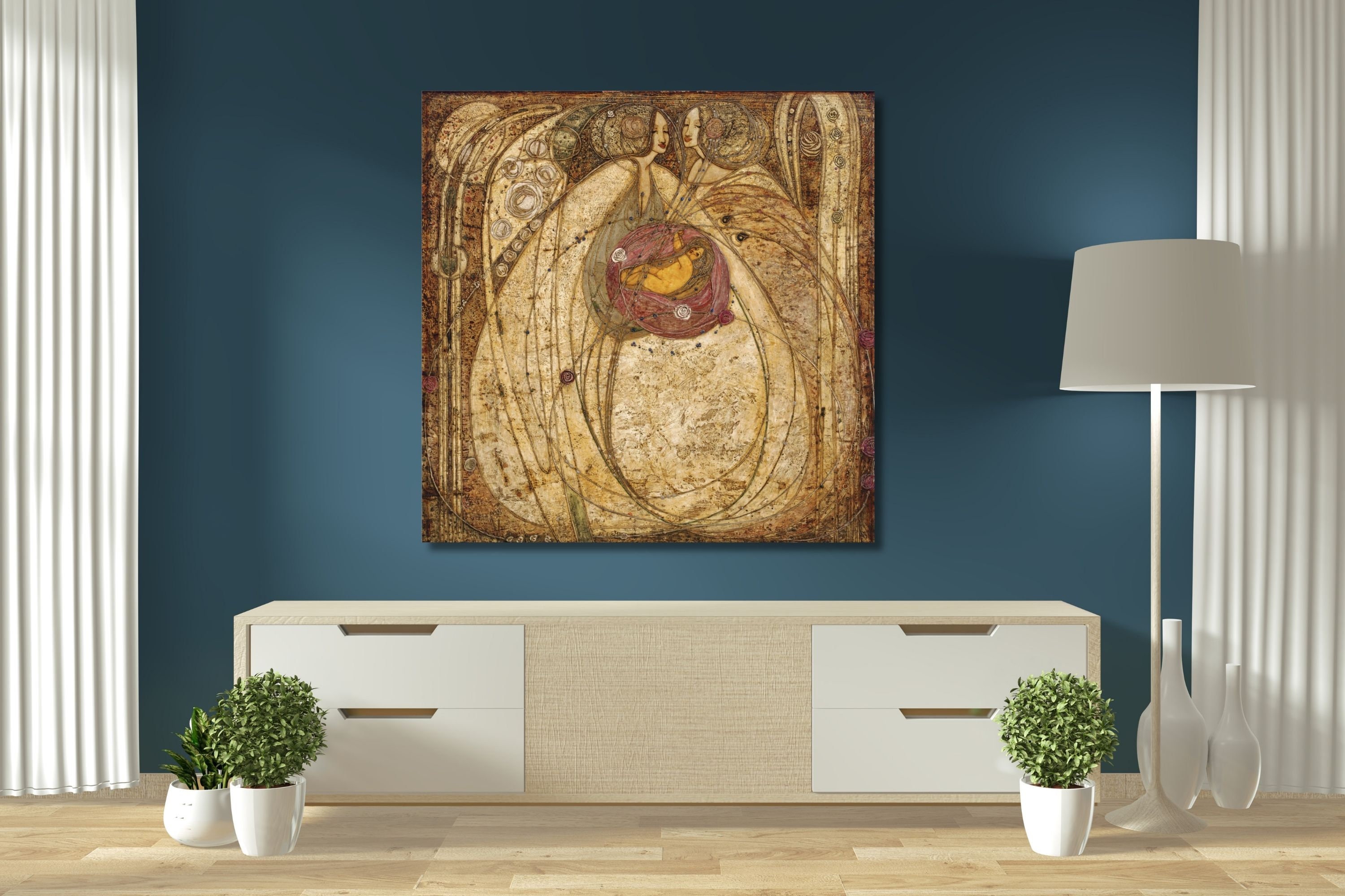 Margaret Macdonald Mackintosh Le coeur de la rose Reproduction d ...