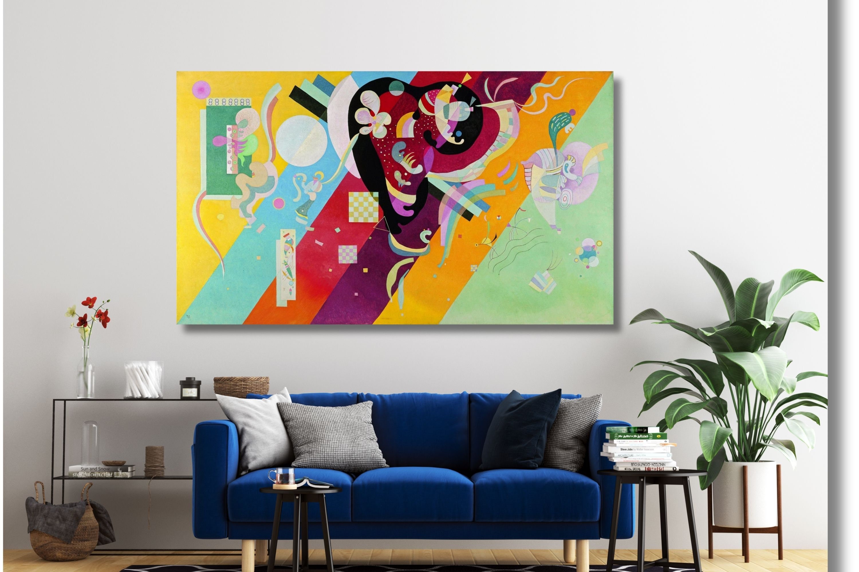 Wassily Kandinsky Canvas,composition 8 Canvas Wall Art,komposition VIII ...