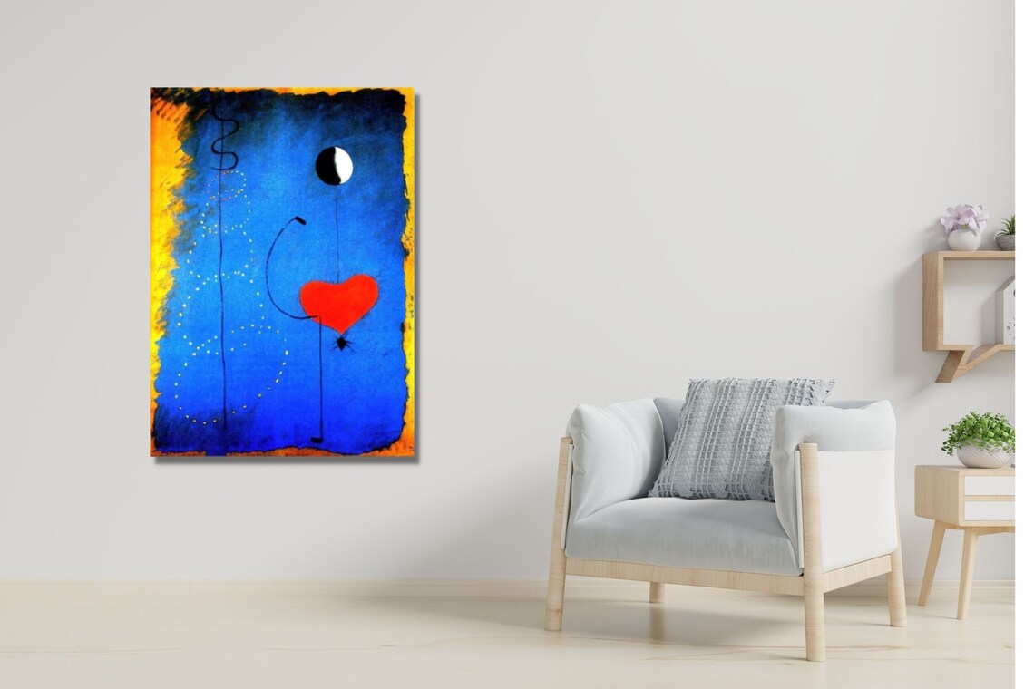 Dancer by Joan Miro Exhibition Poster, Dancer Canvas Wall Print, Joan ...