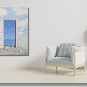 Rene Magritte the Knowledge Art Print, René Magritte Canvas Wall Art ...