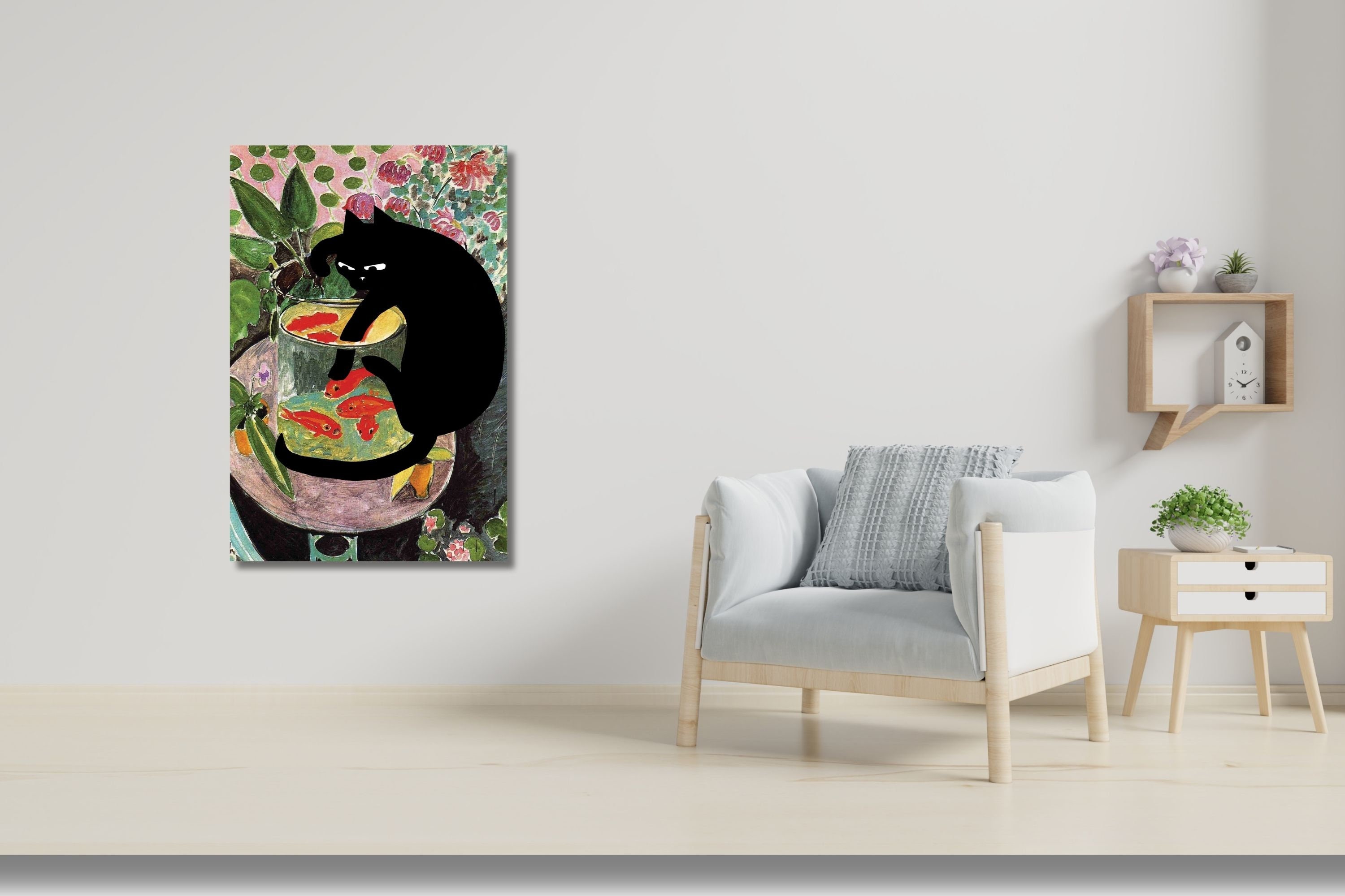 Henri Matisse Goldfish Canvas/poster Matisse Goldfish With Cat, Famous ...