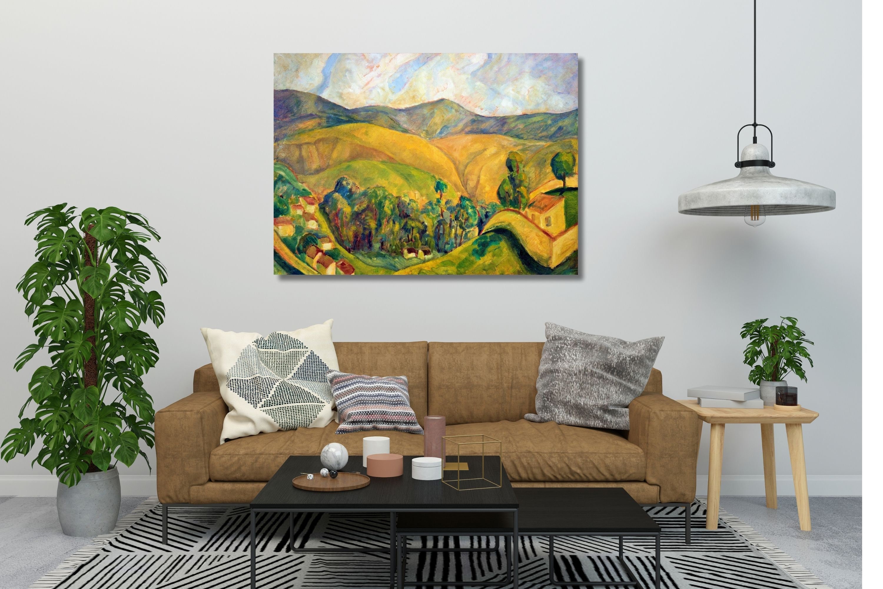 Diego Rivera Poster Landscape by Diego Rivera Landscape Wall Art Modern ...