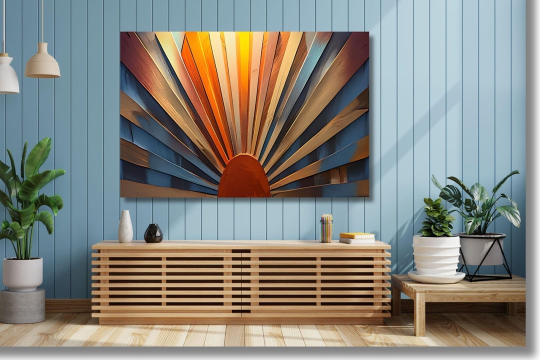 Sunrise Wood Wall Art,bedroom Decor,home Decor,wooden Long Sunshine,sun ...