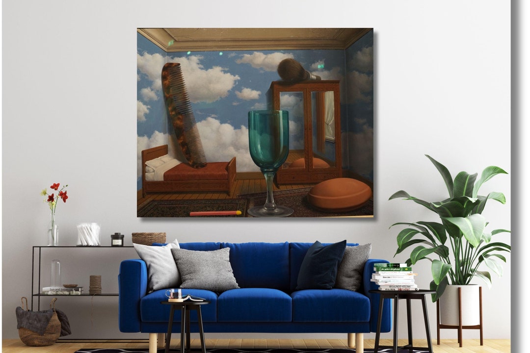 René Magritte Canvas Wall Art, Personal Values by René Magritte Art ...