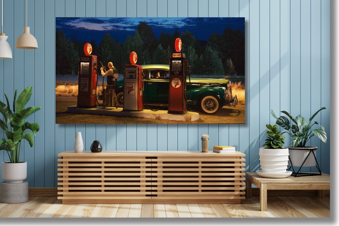 Edward Hopper Gas Station Canvas Print, Reproduction Wall Art - Etsy