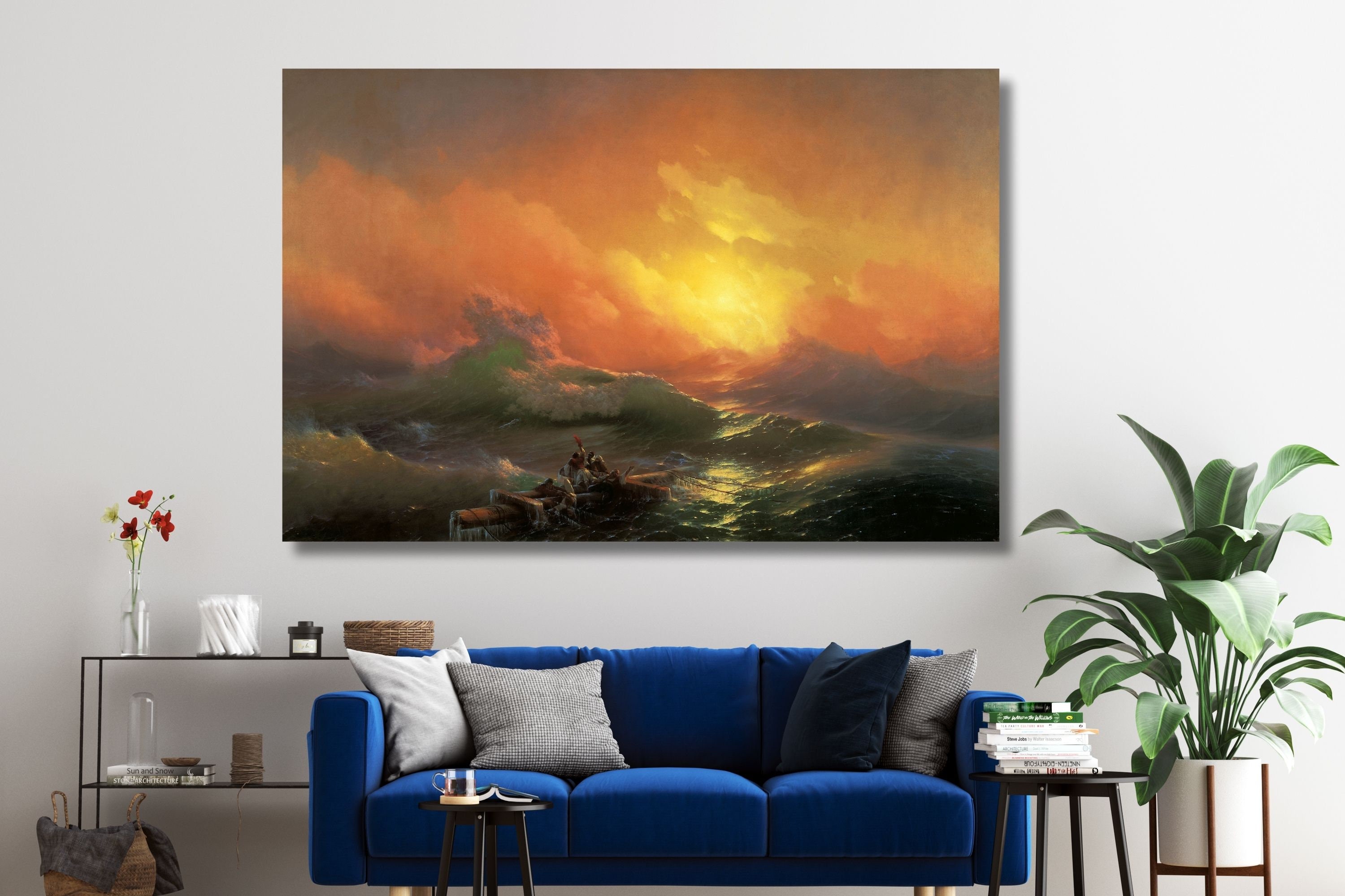 The Ninth Wave by Aivazovsky, Fine Art Canvas Print - Etsy