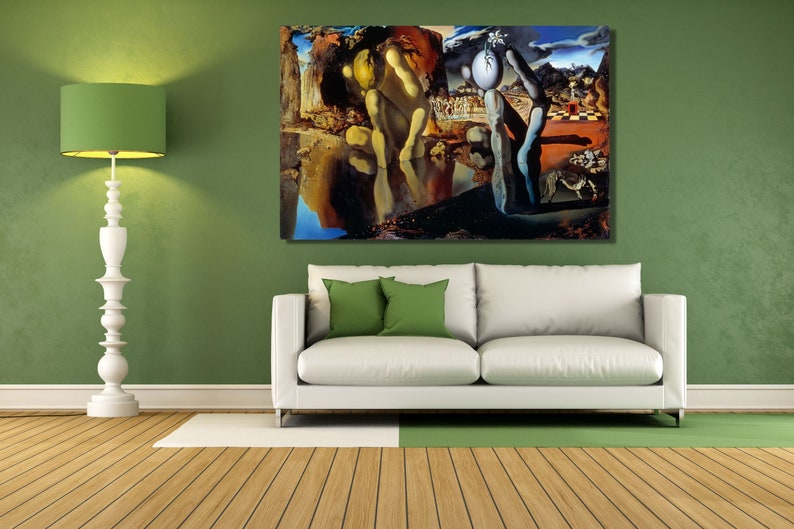 Salvador Dali Canvas Salvador Dalí Metamorphosis of Narcissus - Etsy