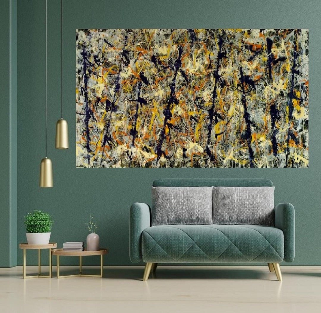 Jackson Pollock Canvas Wall Art,jackson Pollock Wall Art Print ...