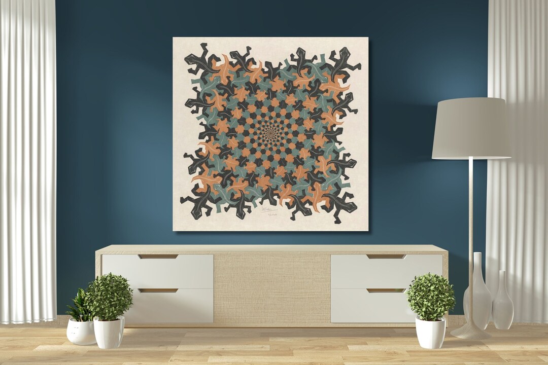 Relativity by Maurits Cornelis Escher Ready to Hang Canvas,m C ESCHER ...