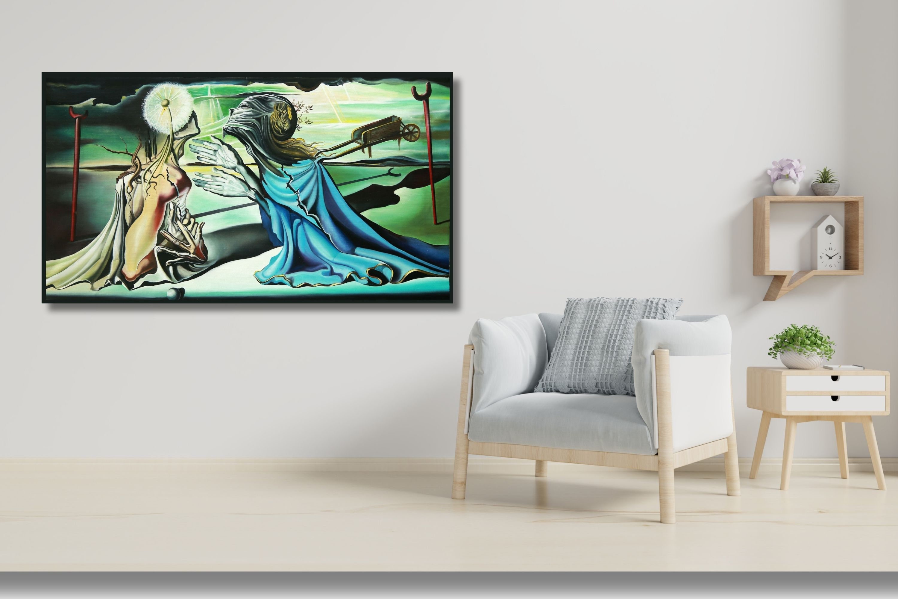 Salvador Dali Tristan and Isolde Poster Surrealist Prit - Etsy