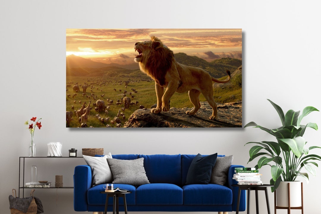 Lion POSTER Print, Lion Wall Decor, Lion Face, Lion Photo, Black and ...