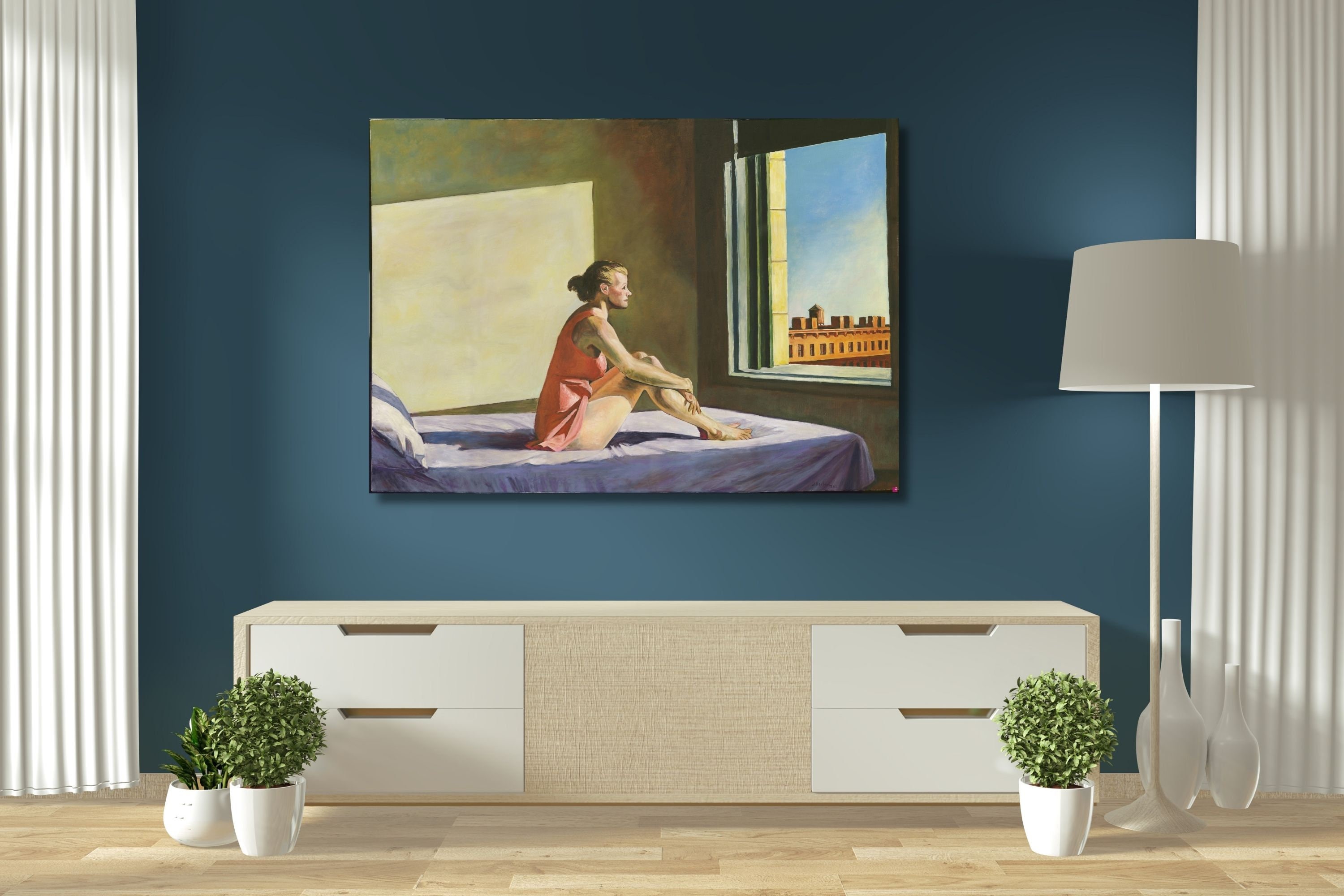 Edward Hopper Morning Sun Wall Art Edward Hopper Wall Print - Etsy