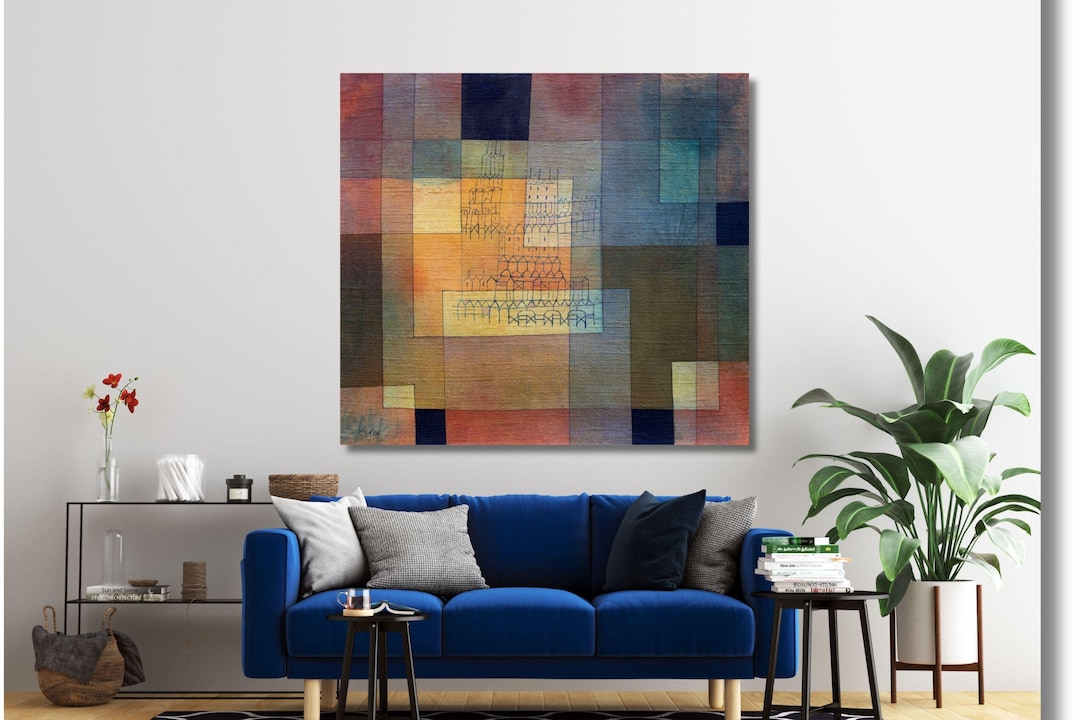 Polyphonic Architecture (1930) Painting in High Resolution by Paul Klee ...